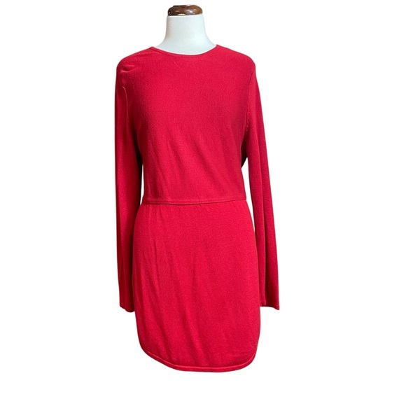 J. Jill | Sweaters | J Jill Red Tunic Sweater Large | Poshmark